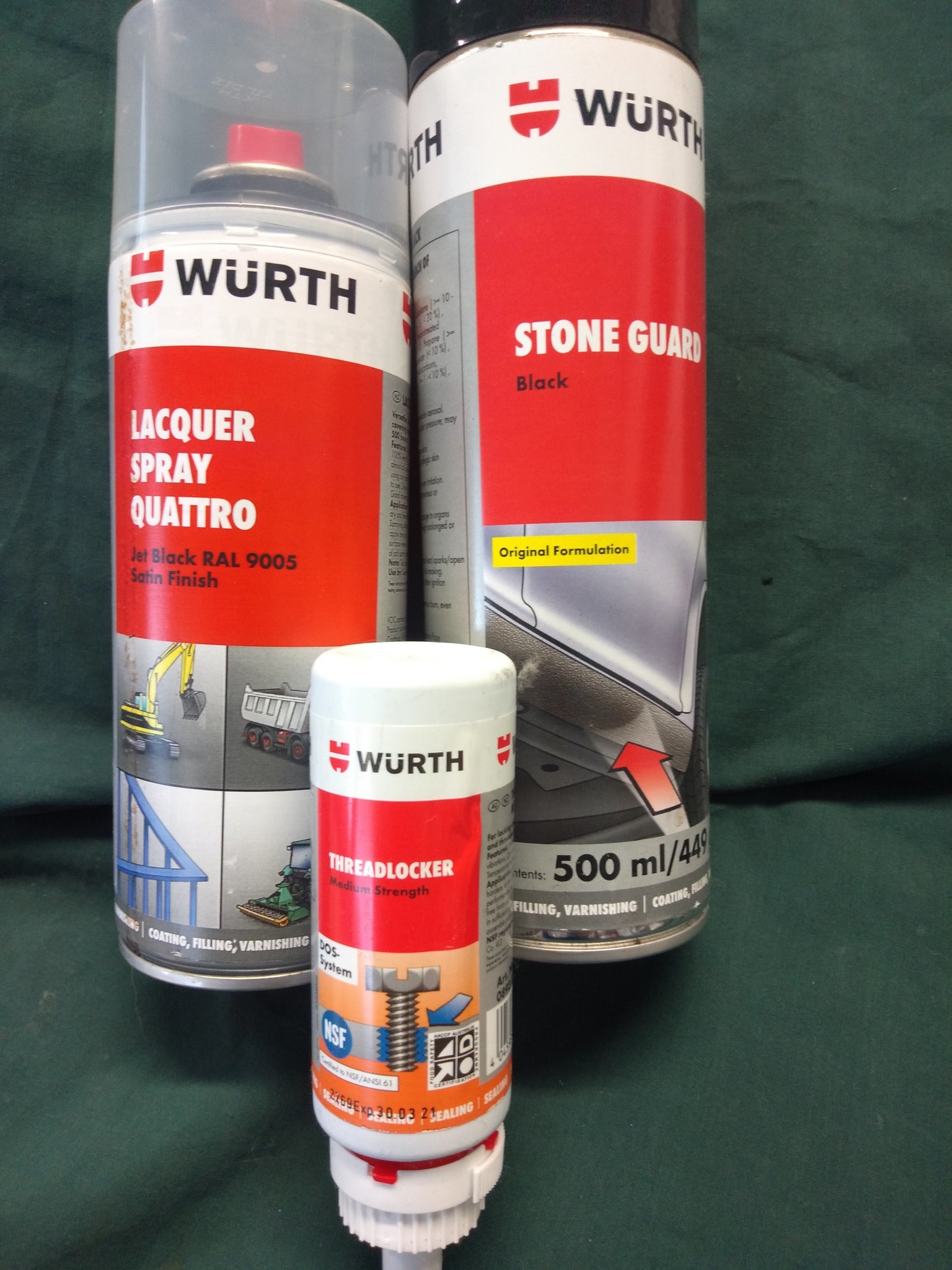 Check out our range of Wurth Products – Ajay's Ford V8 Parts & Memorabilia