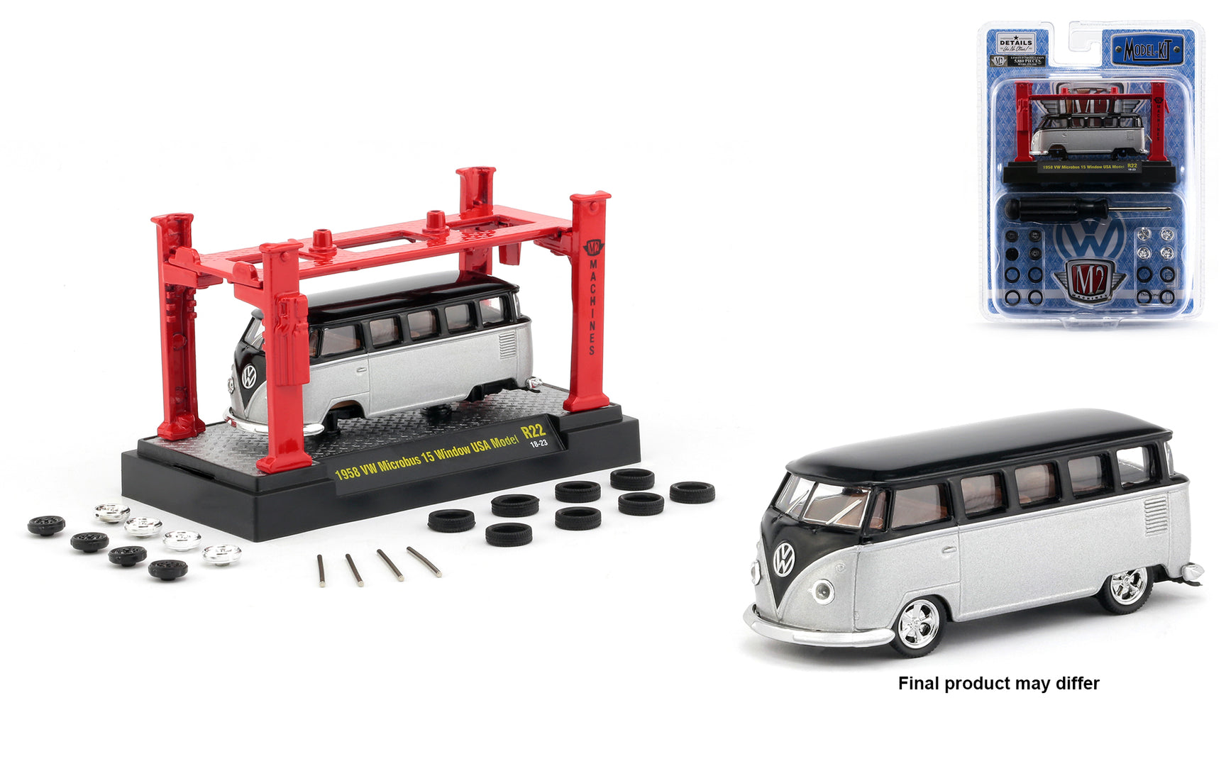 Release 22 - 1958 VW Microbus 15 Window USA Model Model Kit – Ajay's ...