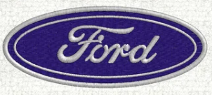Ford Oval Embroidery Motif – Ajay's Ford V8 Parts & Memorabilia