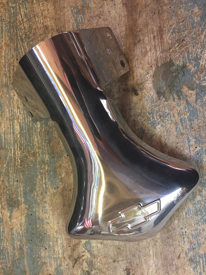 Chev Bow Tie Blank Exhaust Deflector – Ajay's Ford V8 Parts & Memorabilia